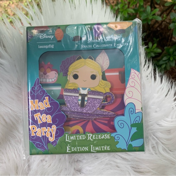Disney | Accessories | Disney Loungefly Mad Tea Party Pin Limited ...